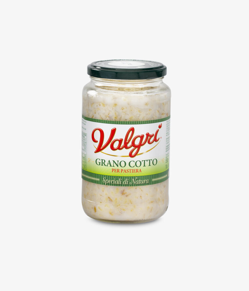 Grano cotto per pastiera in vetro 550gx12 – Distributori Valgrì – I ...